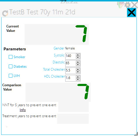 DCP - CV RISK Calculator